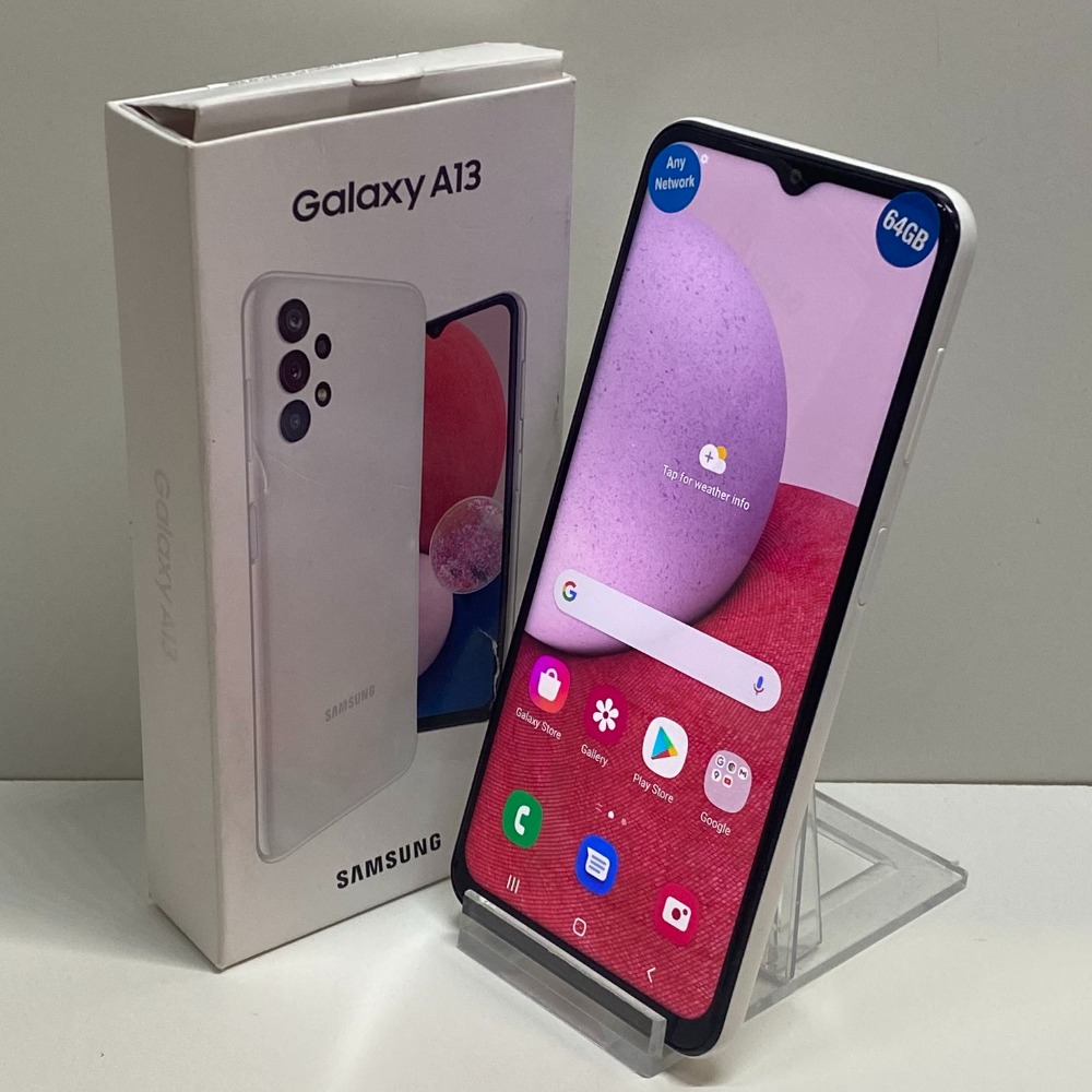 Used Samsung Galaxy A13 Unlocked Model SM-A137F/DSN 64GB in White Boxed ...